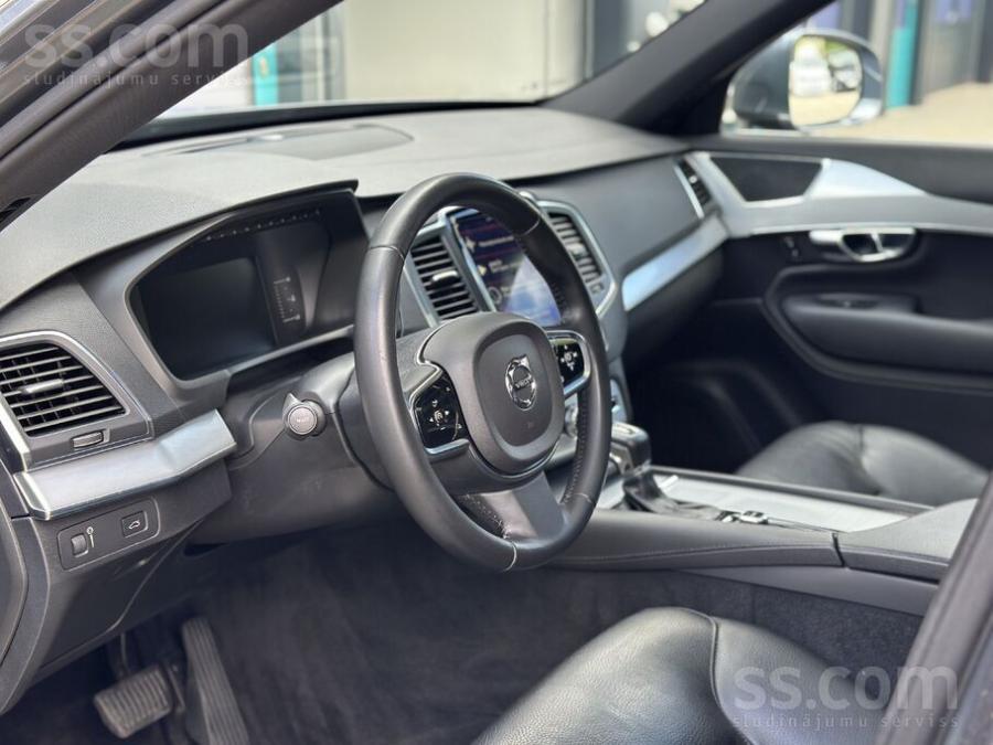 Grey Volvo XC90 2016 in Riga, with an engine capacity of 2.00 L and mileage of 177 thousand km for 20000 €, photo 15 on AUTOMOTO.COM.LV