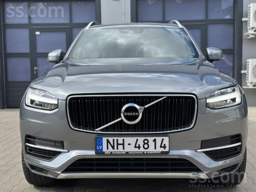 Grey Volvo XC90 2016 in Riga, with an engine capacity of 2.00 L and mileage of 177 thousand km for 20000 €, photo 19 on AUTOMOTO.COM.LV