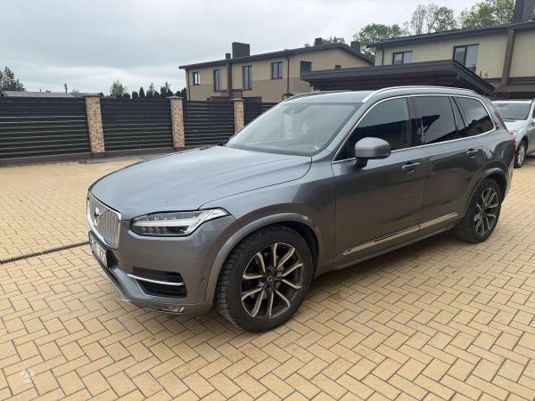 Grey Volvo XC90 2016 in Marijampole, with an engine capacity of 2.00 L and mileage of 309 thousand km for 16495 €, photo 4 on AUTOMOTO.COM.LV