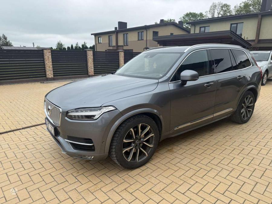 Pelēks Volvo XC90 2016 Marijampole, ar dzinēja tilpumu 2.00 L un nobraukumu 309 tūkst. km par 16495 €, foto 4 vietnē AUTOMOTO.COM.LV