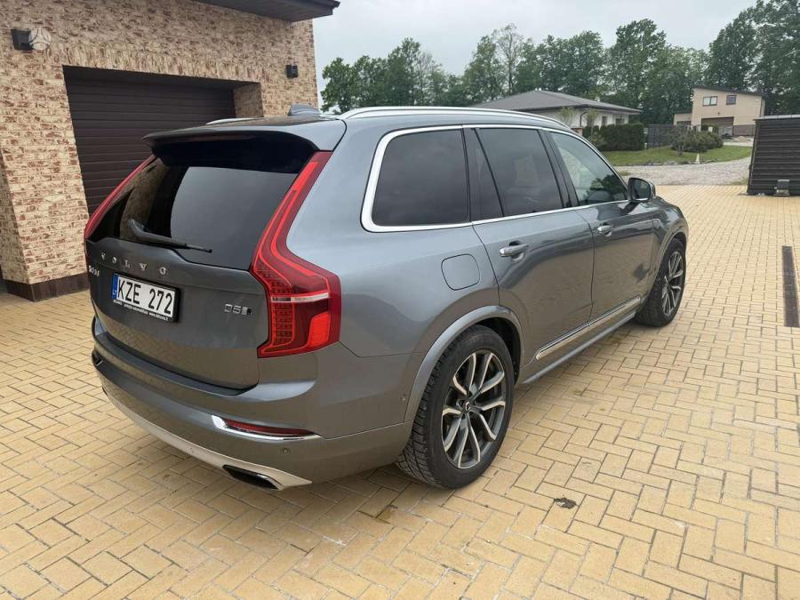 Pelēks Volvo XC90 2016 Marijampole, ar dzinēja tilpumu 2.00 L un nobraukumu 309 tūkst. km par 16495 €, foto 7 vietnē AUTOMOTO.COM.LV