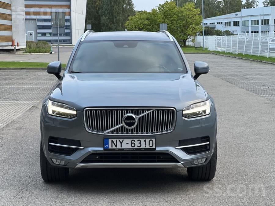 Grey Volvo XC90 2016 in Riga, with an engine capacity of 2.00 L and mileage of 289 thousand km for 16490 €, photo 26 on AUTOMOTO.COM.LV