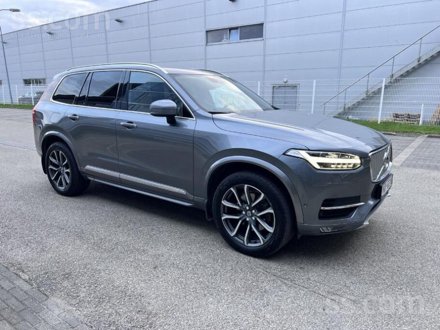 Grey Volvo XC90 2016 in Riga, with an engine capacity of 2.00 L and mileage of 289 thousand km for 16490 €, photo 35 on AUTOMOTO.COM.LV