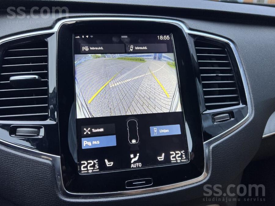 Grey Volvo XC90 2016 in Riga, with an engine capacity of 2.00 L and mileage of 289 thousand km for 16490 €, photo 37 on AUTOMOTO.COM.LV