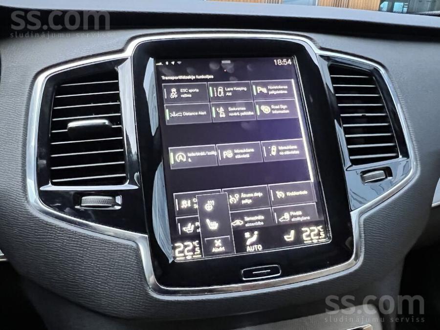 Grey Volvo XC90 2016 in Riga, with an engine capacity of 2.00 L and mileage of 289 thousand km for 16490 €, photo 40 on AUTOMOTO.COM.LV