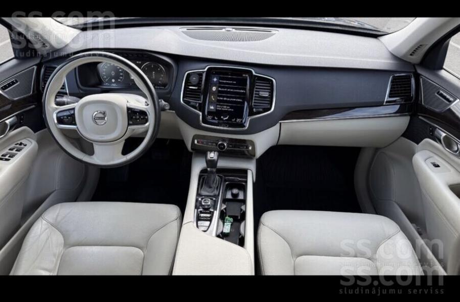 Grey Volvo XC90 2016 in Riga, with an engine capacity of 2.00 L and mileage of 272 thousand km for 17700 €, photo 16 on AUTOMOTO.COM.LV