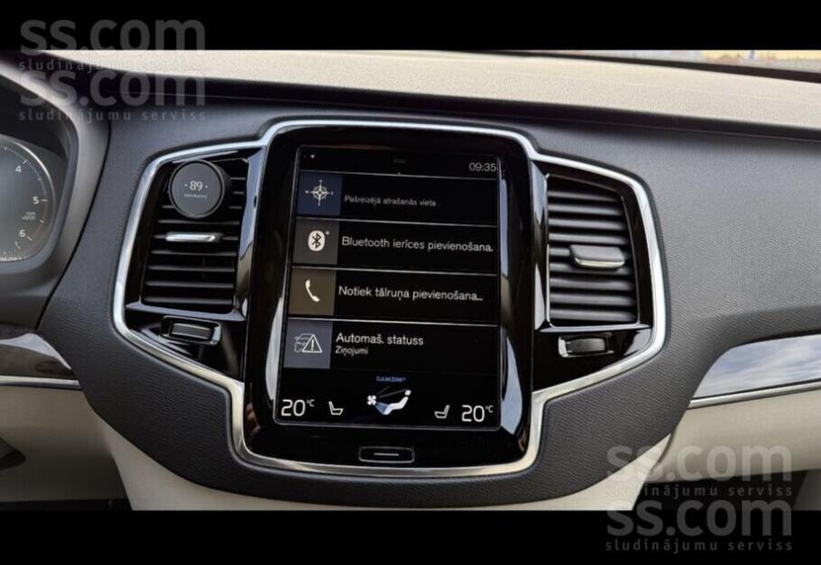 Grey Volvo XC90 2016 in Riga, with an engine capacity of 2.00 L and mileage of 272 thousand km for 17700 €, photo 22 on AUTOMOTO.COM.LV