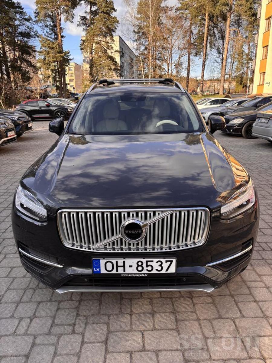 Grey Volvo XC90 2016 in Riga, with an engine capacity of 2.00 L and mileage of 272 thousand km for 17700 €, photo 27 on AUTOMOTO.COM.LV