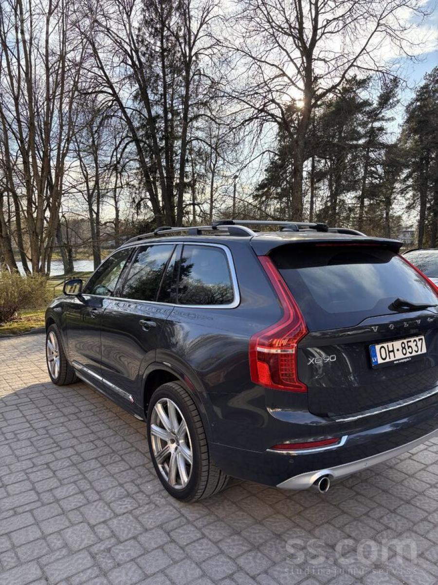 Grey Volvo XC90 2016 in Riga, with an engine capacity of 2.00 L and mileage of 272 thousand km for 17700 €, photo 32 on AUTOMOTO.COM.LV