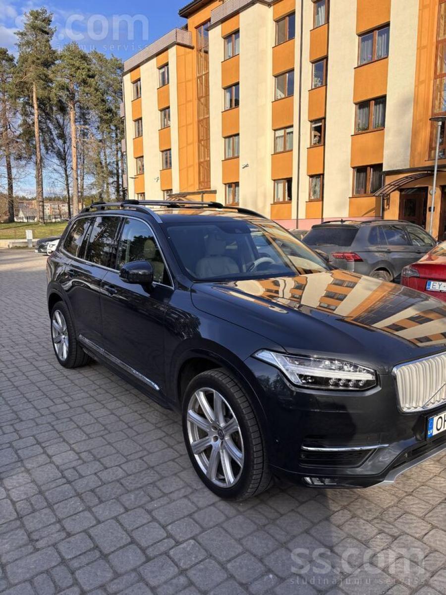 Grey Volvo XC90 2016 in Riga, with an engine capacity of 2.00 L and mileage of 272 thousand km for 17700 €, photo 33 on AUTOMOTO.COM.LV