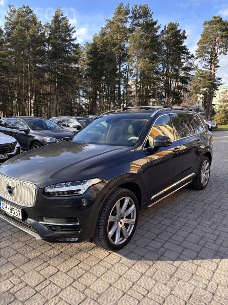 Grey Volvo XC90 2016 in Riga, with an engine capacity of 2.00 L and mileage of 272 thousand km for 17700 €, photo 34 on AUTOMOTO.COM.LV