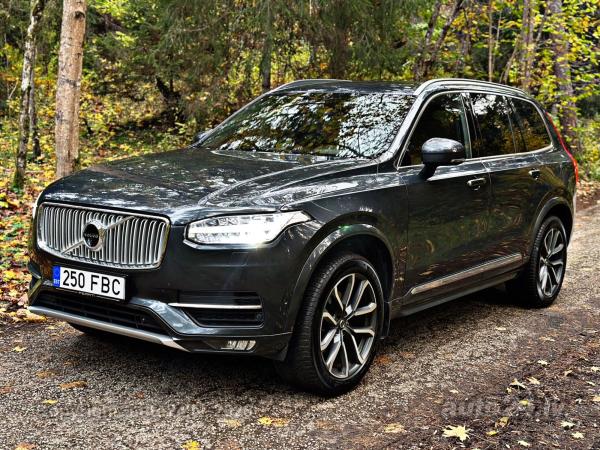 Grey Volvo XC90 2016 in Tallinn, with an engine capacity of 2.00 L and mileage of 283 thousand km for 23900 €, photo 3 on AUTOMOTO.COM.LV