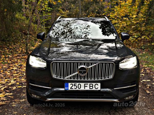 Grey Volvo XC90 2016 in Tallinn, with an engine capacity of 2.00 L and mileage of 283 thousand km for 23900 €, photo 7 on AUTOMOTO.COM.LV