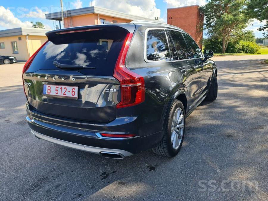 Grey Volvo XC90 2017 in Cesis, with an engine capacity of 2.00 L and mileage of 281 thousand km for 19900 €, photo 3 on AUTOMOTO.COM.LV