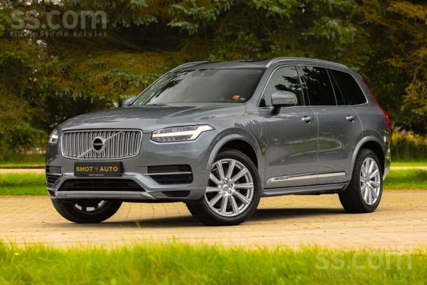 Grey Volvo XC90 2017 in Jelgava, with an engine capacity of 2.00 L and mileage of 0 thousand km for 28500 €, photo 3 on AUTOMOTO.COM.LV