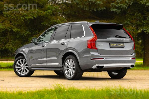 Grey Volvo XC90 2017 in Jelgava, with an engine capacity of 2.00 L and mileage of 0 thousand km for 28500 €, photo 5 on AUTOMOTO.COM.LV