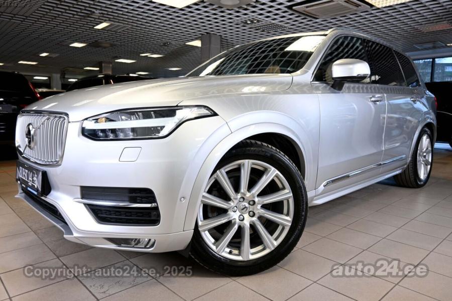 Grey Volvo XC90 2017 in Tallinn, with an engine capacity of 2.00 L and mileage of 123 thousand km for 32900 €, photo 4 on AUTOMOTO.COM.LV