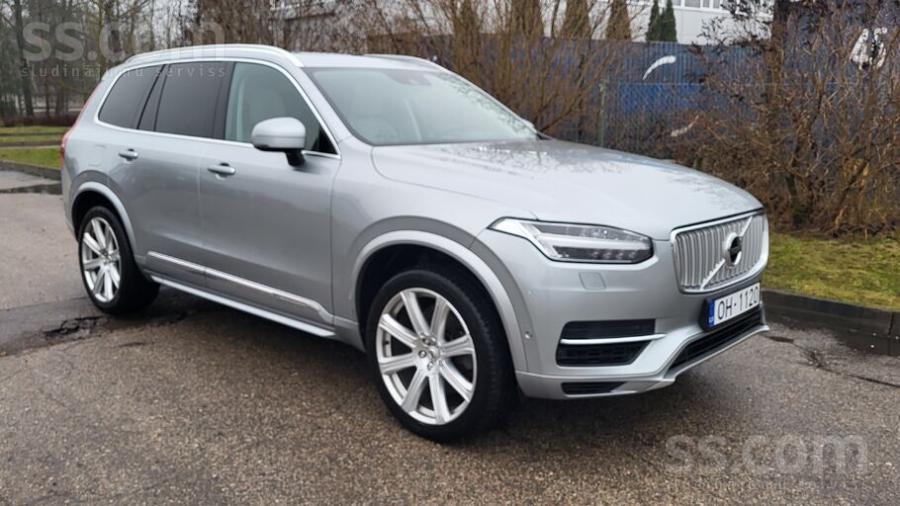 Grey Volvo XC90 2017 in Riga, with an engine capacity of 2.00 L and mileage of 0 thousand km for 22000 €, photo 1 on AUTOMOTO.COM.LV