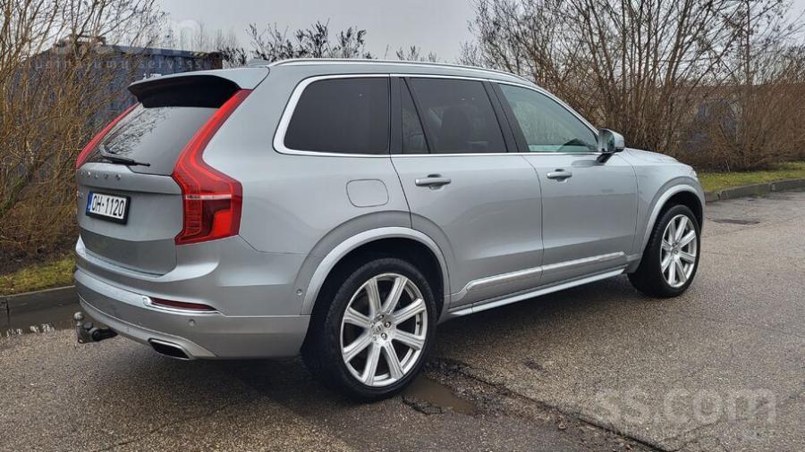 Grey Volvo XC90 2017 in Riga, with an engine capacity of 2.00 L and mileage of 0 thousand km for 22000 €, photo 25 on AUTOMOTO.COM.LV
