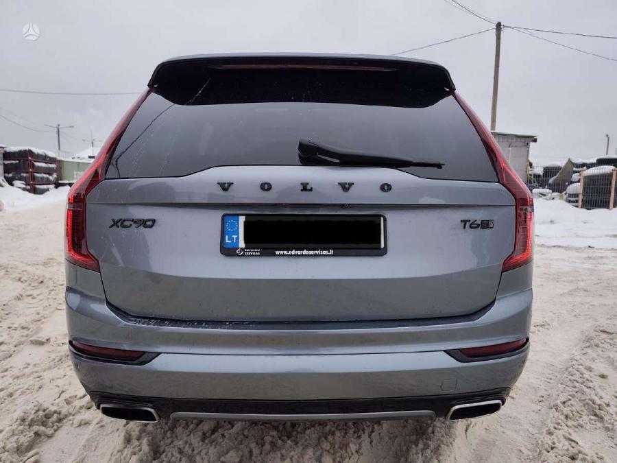 Pelēks Volvo XC90 2017 Viļņa, ar dzinēja tilpumu 1.97 L un nobraukumu 144 tūkst. km par 26500 €, foto 6 vietnē AUTOMOTO.COM.LV