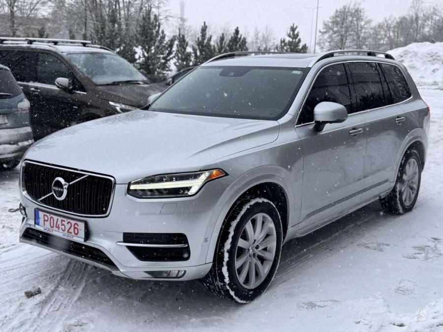 Grey Volvo XC90 2017 in Telschi, with an engine capacity of 1.97 L and mileage of 244 thousand km for 13500 €, photo 1 on AUTOMOTO.COM.LV