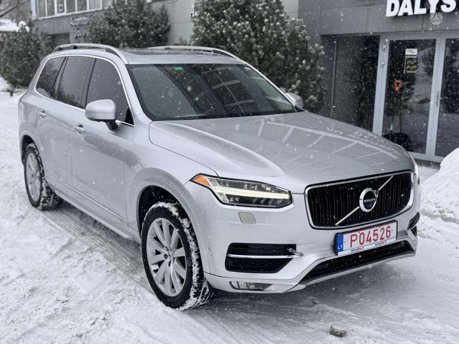 Grey Volvo XC90 2017 in Telschi, with an engine capacity of 1.97 L and mileage of 244 thousand km for 13500 €, photo 3 on AUTOMOTO.COM.LV