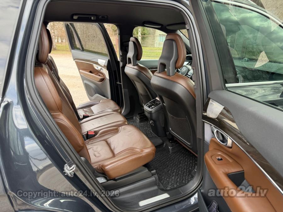 Grey Volvo XC90 2017 in Jogeva, with an engine capacity of 2.00 L and mileage of 265 thousand km for 27499 €, photo 10 on AUTOMOTO.COM.LV