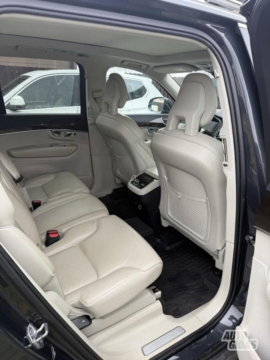 Pelēks Volvo XC90 2017 Palanga, ar dzinēja tilpumu 2.00 L un nobraukumu 216 tūkst. km par 20999 €, foto 15 vietnē AUTOMOTO.COM.LV