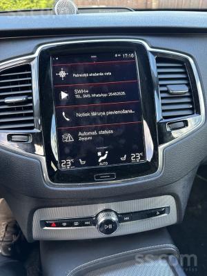 Grey Volvo XC90 2017 in Riga, with an engine capacity of 2.00 L and mileage of 223 thousand km for 28000 €, photo 17 on AUTOMOTO.COM.LV