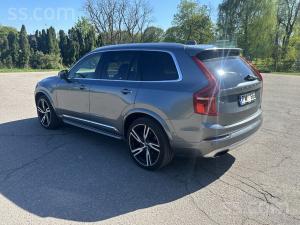 Grey Volvo XC90 2017 in Riga, with an engine capacity of 2.00 L and mileage of 223 thousand km for 28000 €, photo 21 on AUTOMOTO.COM.LV