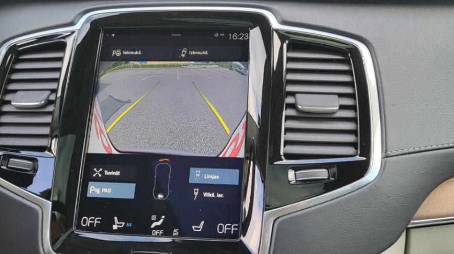 Pelēks Volvo XC90 2017 Rīga, ar dzinēja tilpumu 2.00 L un nobraukumu 298 tūkst. km par 22990 €, foto 37 vietnē AUTOMOTO.COM.LV