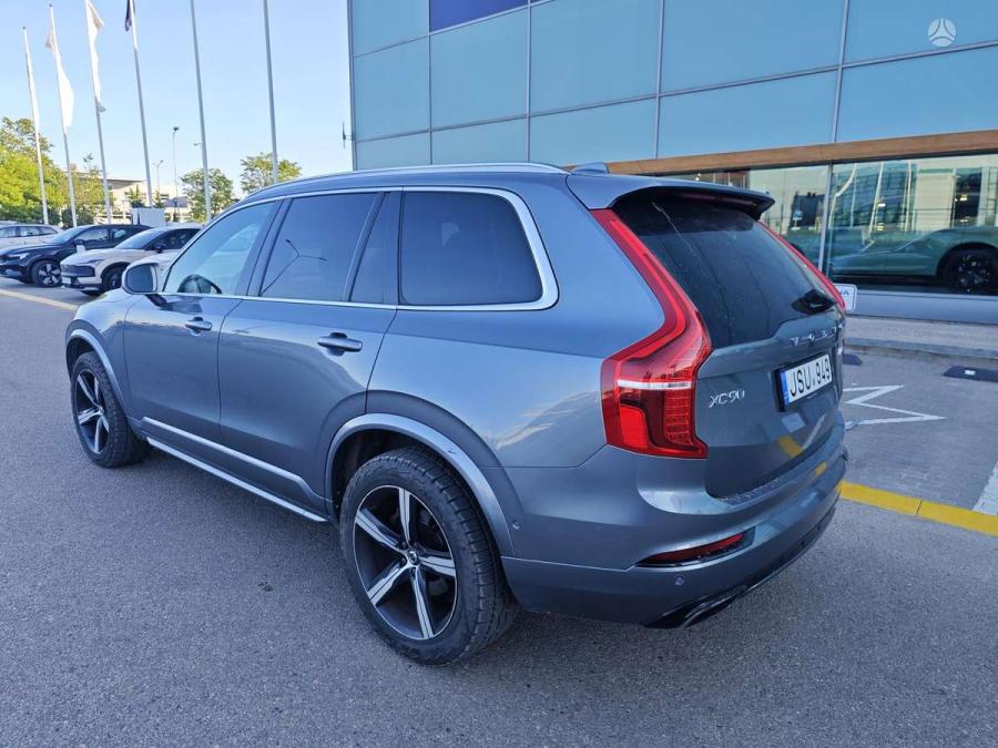 Pelēks Volvo XC90 2017 Viļņa, ar dzinēja tilpumu 1.97 L un nobraukumu 238 tūkst. km par 22500 €, foto 4 vietnē AUTOMOTO.COM.LV