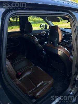 Grey Volvo XC90 2017 in Riga, with an engine capacity of 2.00 L and mileage of 250 thousand km for 23100 €, photo 9 on AUTOMOTO.COM.LV