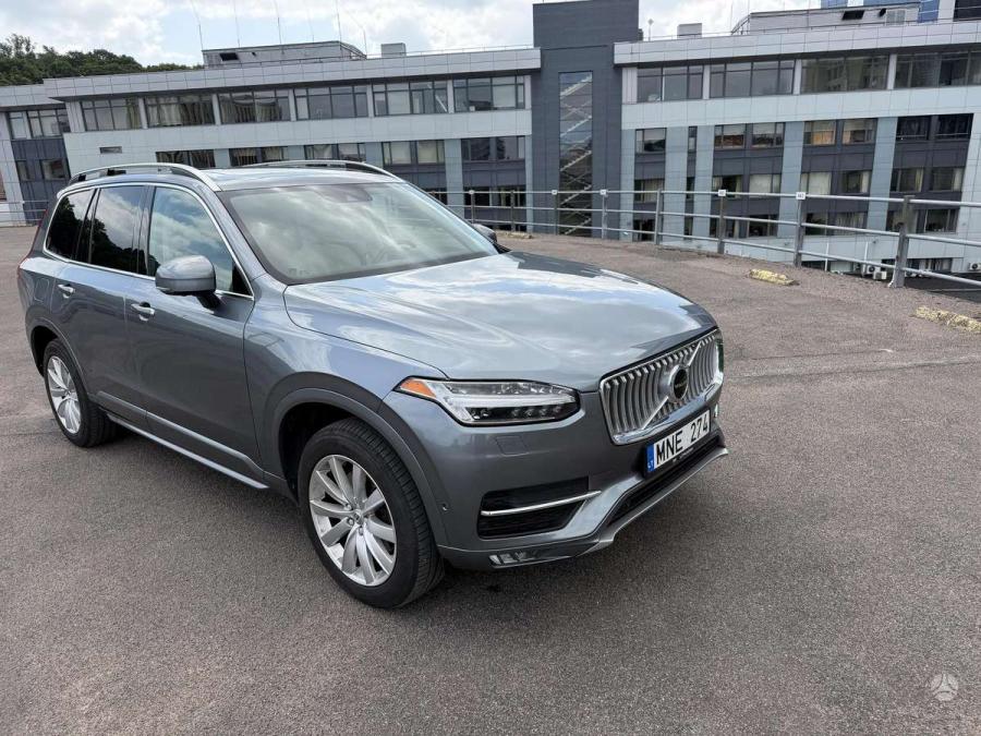 Pelēks Volvo XC90 2017 Viļņa, ar dzinēja tilpumu 1.97 L un nobraukumu 130 tūkst. km par 21900 €, foto 4 vietnē AUTOMOTO.COM.LV