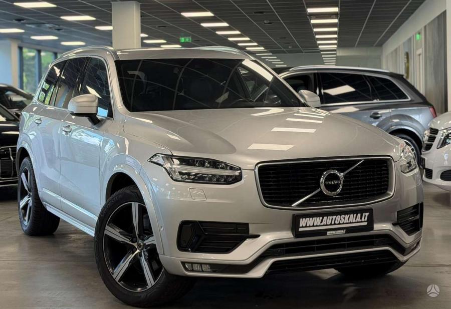 Pelēks Volvo XC90 2017 Klaipėda, ar dzinēja tilpumu 1.97 L un nobraukumu 294 tūkst. km par 20900 €, foto 10 vietnē AUTOMOTO.COM.LV