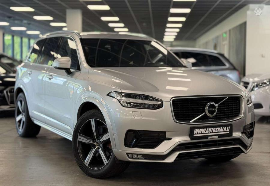 Pelēks Volvo XC90 2017 Klaipėda, ar dzinēja tilpumu 1.97 L un nobraukumu 294 tūkst. km par 20900 €, foto 13 vietnē AUTOMOTO.COM.LV