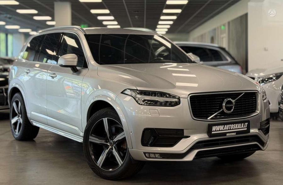 Pelēks Volvo XC90 2017 Klaipėda, ar dzinēja tilpumu 1.97 L un nobraukumu 294 tūkst. km par 20900 €, foto 14 vietnē AUTOMOTO.COM.LV