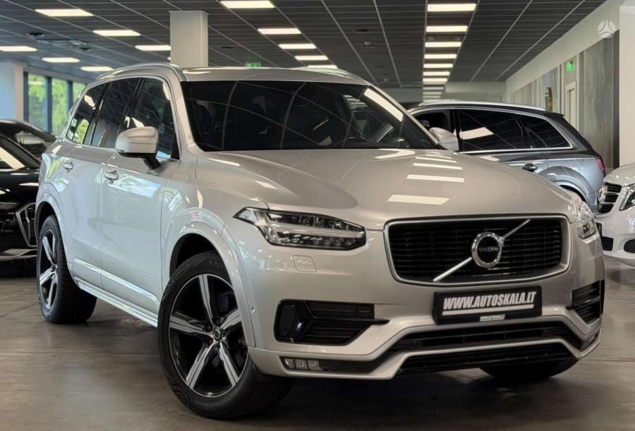 Pelēks Volvo XC90 2017 Klaipėda, ar dzinēja tilpumu 1.97 L un nobraukumu 294 tūkst. km par 20900 €, foto 24 vietnē AUTOMOTO.COM.LV