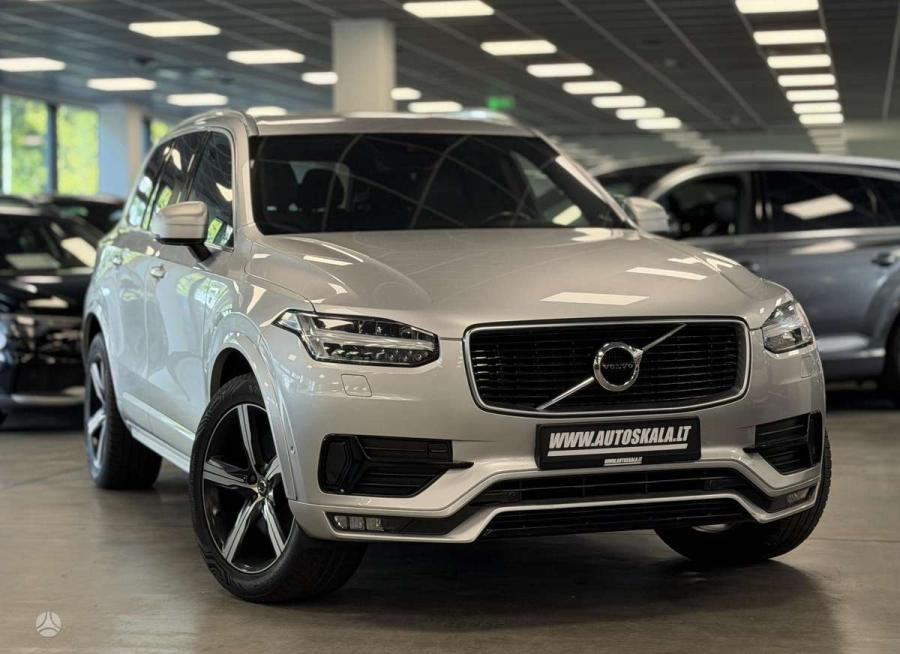 Pelēks Volvo XC90 2017 Klaipėda, ar dzinēja tilpumu 1.97 L un nobraukumu 294 tūkst. km par 20900 €, foto 40 vietnē AUTOMOTO.COM.LV