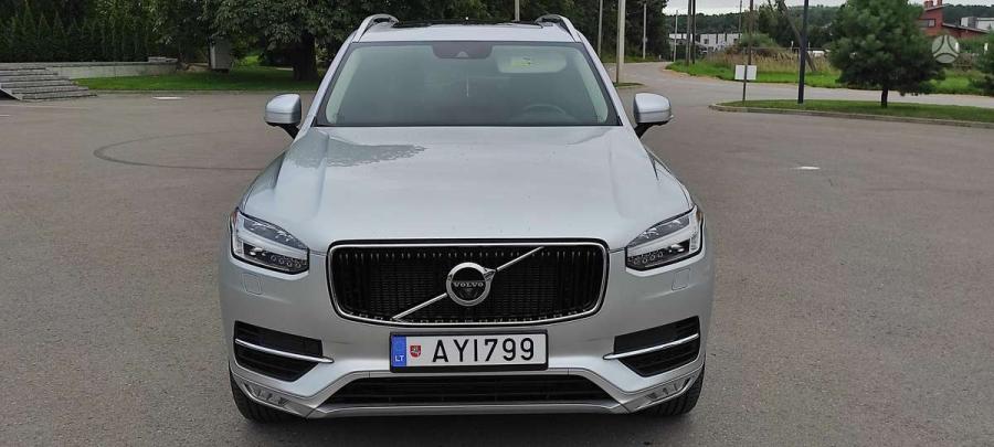 Pelēks Volvo XC90 2017 Kauņa, ar dzinēja tilpumu 1.97 L un nobraukumu 122 tūkst. km par 23200 €, foto 1 vietnē AUTOMOTO.COM.LV