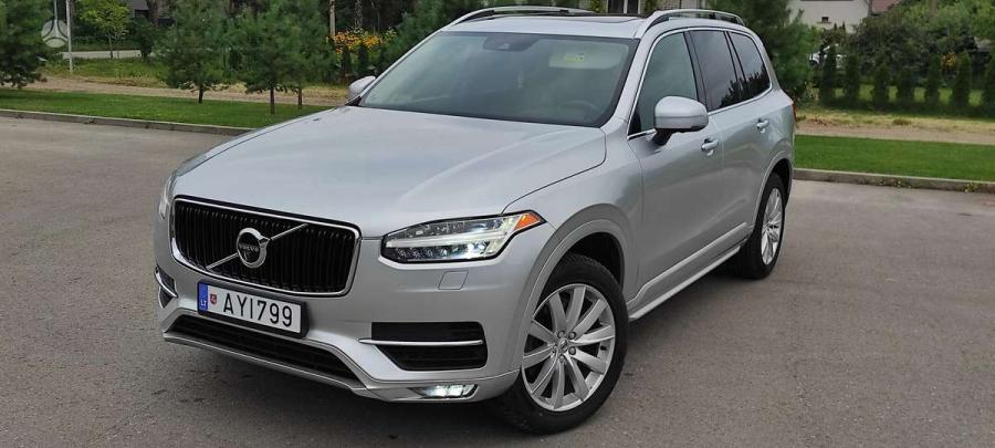 Pelēks Volvo XC90 2017 Kauņa, ar dzinēja tilpumu 1.97 L un nobraukumu 122 tūkst. km par 23200 €, foto 3 vietnē AUTOMOTO.COM.LV