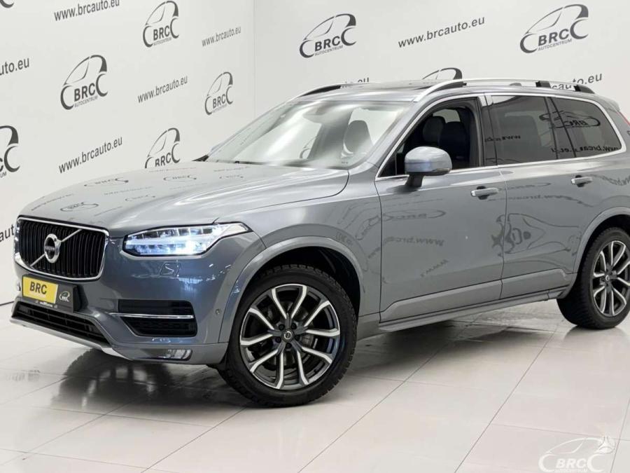 Grey Volvo XC90 2017 in Vilnius, with an engine capacity of 1.97 L and mileage of 280 thousand km for 13900 €, photo 1 on AUTOMOTO.COM.LV