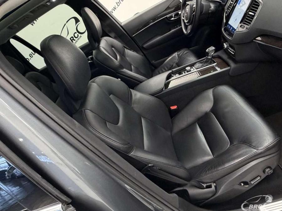 Grey Volvo XC90 2017 in Vilnius, with an engine capacity of 1.97 L and mileage of 280 thousand km for 13900 €, photo 7 on AUTOMOTO.COM.LV