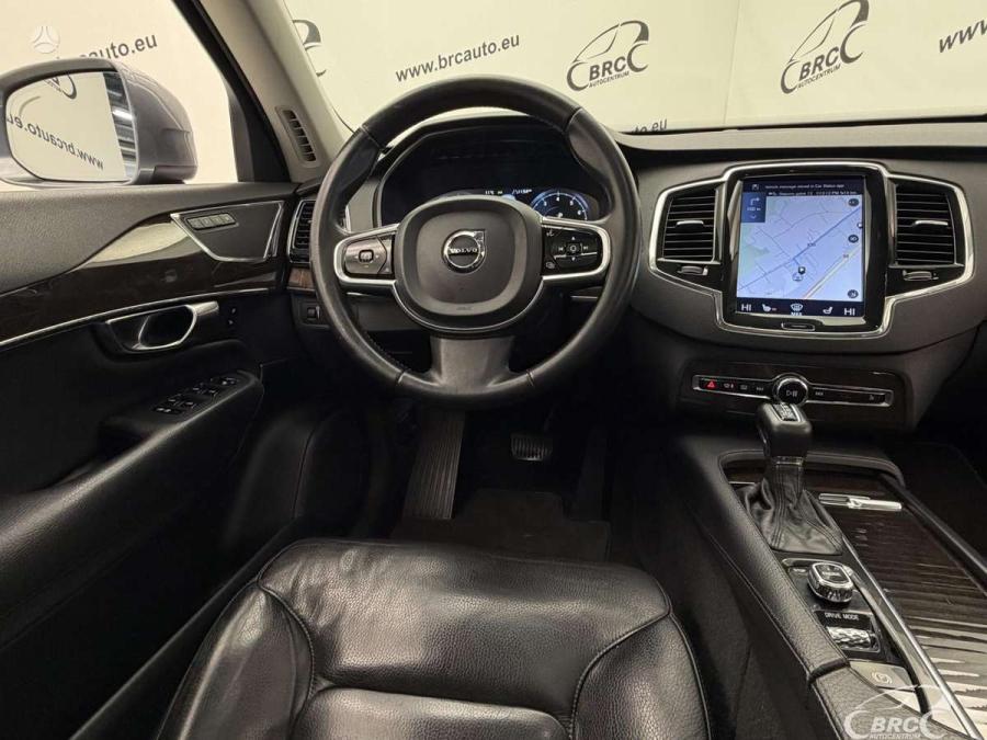 Grey Volvo XC90 2017 in Vilnius, with an engine capacity of 1.97 L and mileage of 280 thousand km for 13900 €, photo 17 on AUTOMOTO.COM.LV
