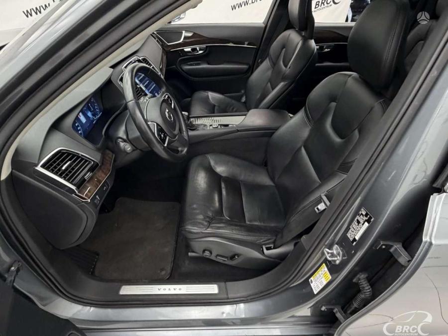 Grey Volvo XC90 2017 in Vilnius, with an engine capacity of 1.97 L and mileage of 280 thousand km for 13900 €, photo 25 on AUTOMOTO.COM.LV