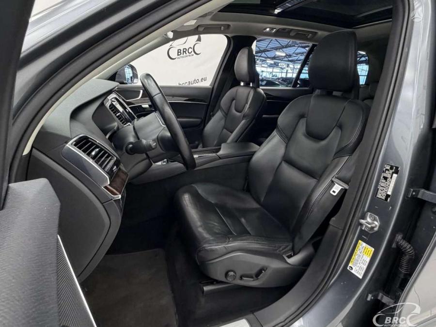 Grey Volvo XC90 2017 in Vilnius, with an engine capacity of 1.97 L and mileage of 280 thousand km for 13900 €, photo 27 on AUTOMOTO.COM.LV