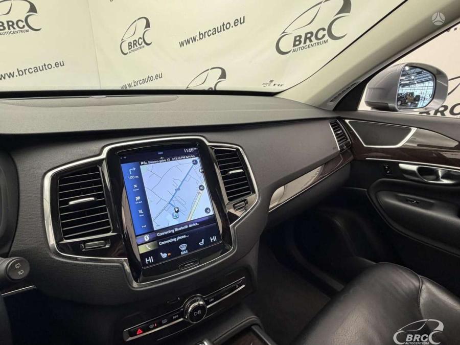 Grey Volvo XC90 2017 in Vilnius, with an engine capacity of 1.97 L and mileage of 280 thousand km for 13900 €, photo 31 on AUTOMOTO.COM.LV