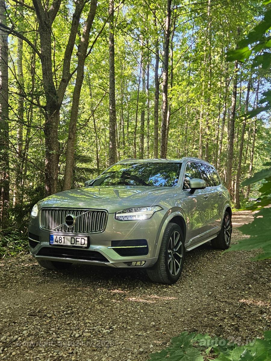 Grey Volvo XC90 2017 in Tartu, with an engine capacity of 2.00 L and mileage of 220 thousand km for 25500 €, photo 3 on AUTOMOTO.COM.LV