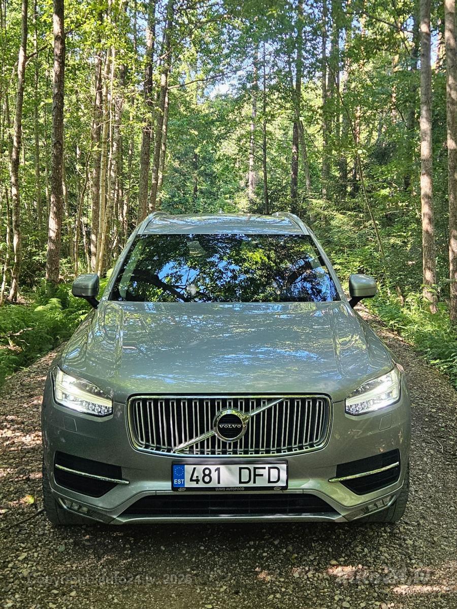 Grey Volvo XC90 2017 in Tartu, with an engine capacity of 2.00 L and mileage of 220 thousand km for 25500 €, photo 5 on AUTOMOTO.COM.LV
