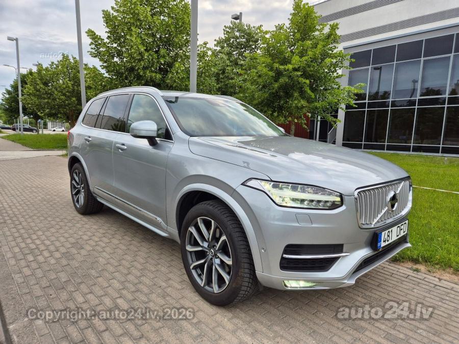 Grey Volvo XC90 2017 in Tartu, with an engine capacity of 2.00 L and mileage of 220 thousand km for 25500 €, photo 6 on AUTOMOTO.COM.LV